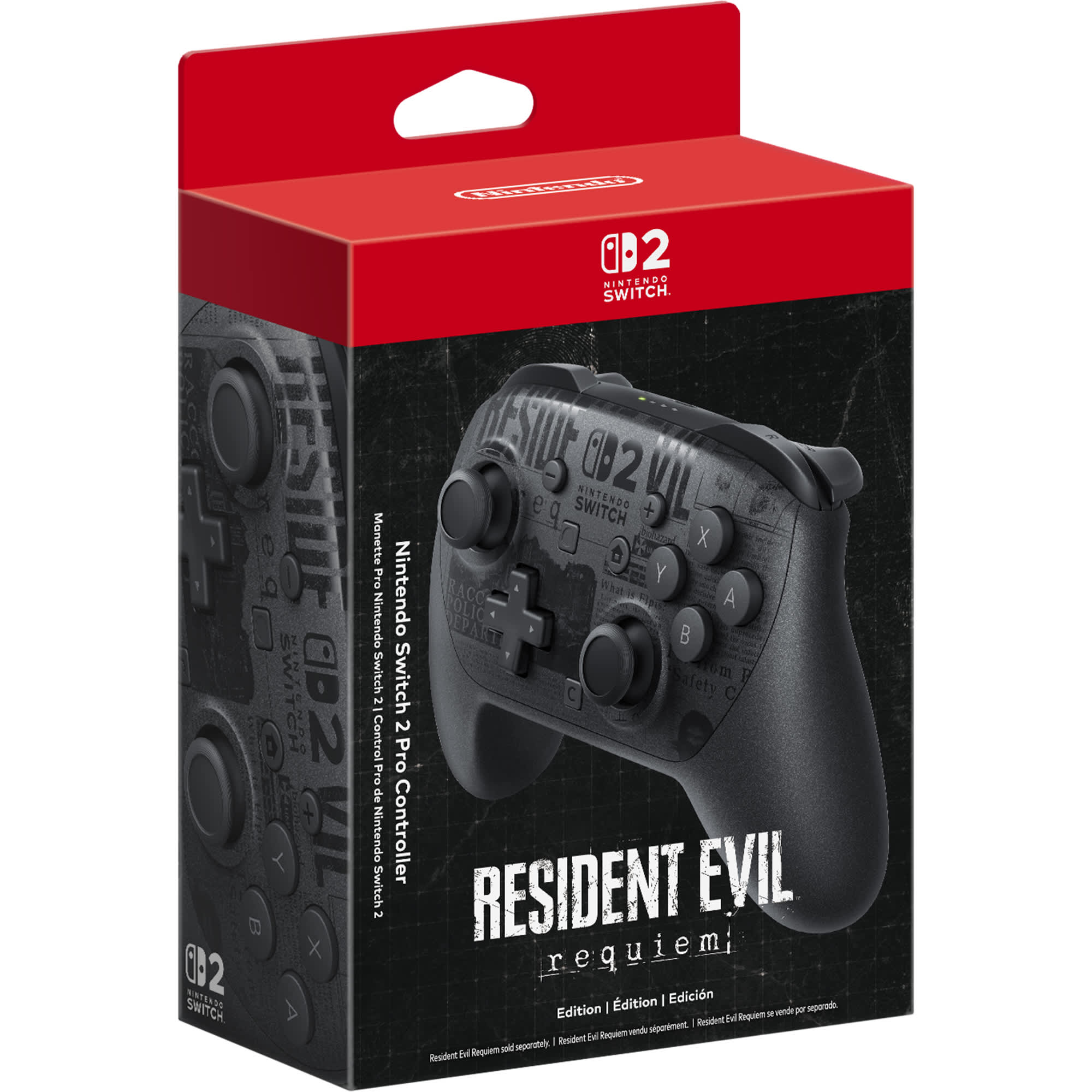 Nintendo Switch™ 2 Pro Controller Resident Evil Requiem Edition - Nintendo Official Site